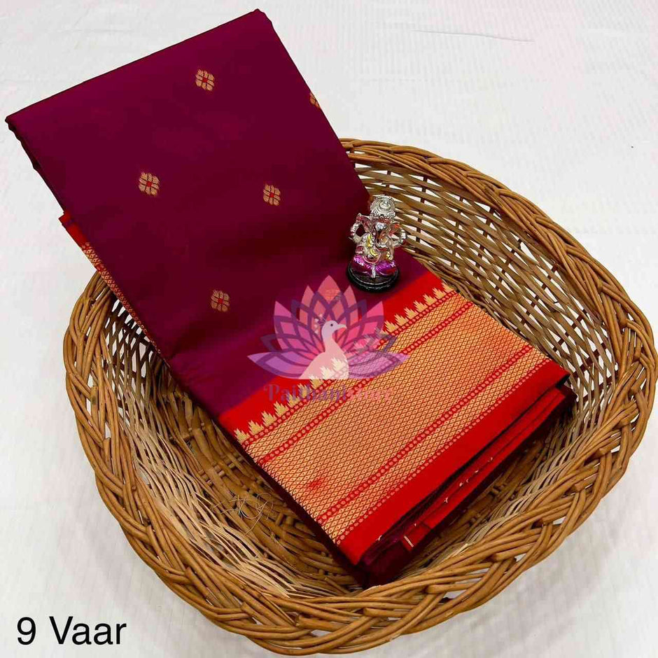 Nauvari Saree Online | Bridal 9-Vari | Paithanistore Yeola
