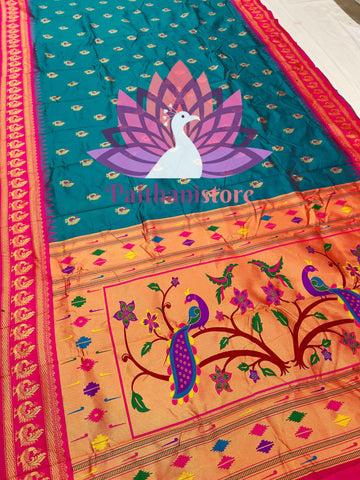 Nauvari Saree - 9 Yard Maharashtrian | Paithanistore